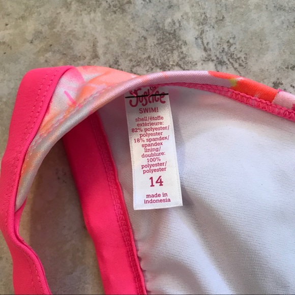 Justice | Swim | Justice Girls Bikini Swim Top Padded Pink | Poshmark
